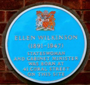 Ellen Wilkinson (1891-1947) Blue Plaque - Marvellous Days Out